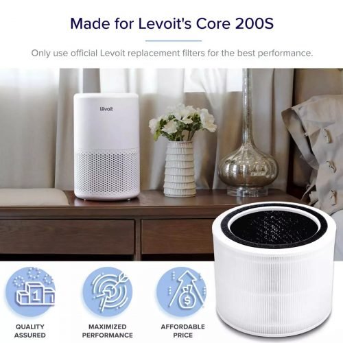 Levoit Core 200S Air Purifier Replacement Filter Original Core200S-RF ...